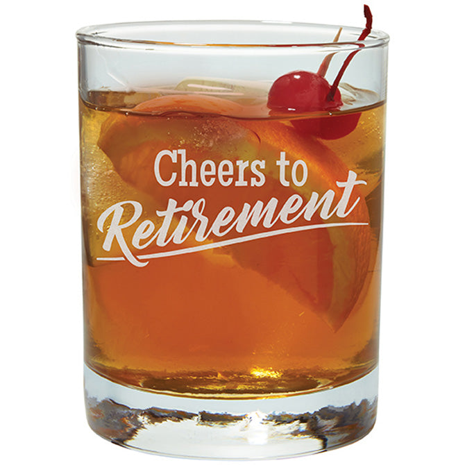 Rocks Glass Retirement 12oz – Giftology East Longmeadow