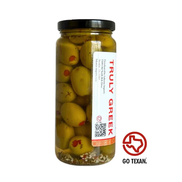 Pimento Stuffed Greek Olives 10oz – Giftology East Longmeadow