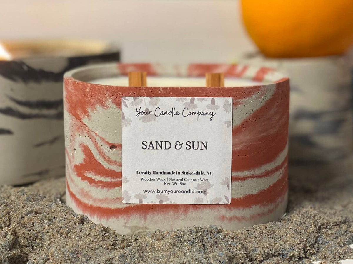 Sand & Sun Candle Large Oval – Giftology East Longmeadow